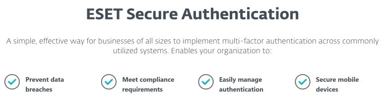 ESET Secure Authentication - Chillisoft